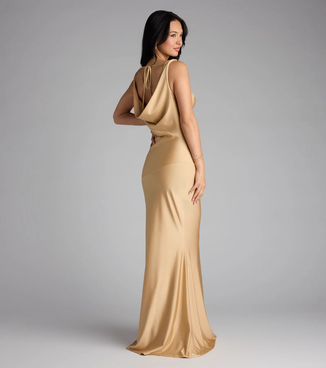 Elizabeth Low Back Mermaid Formal Dress & Windsor