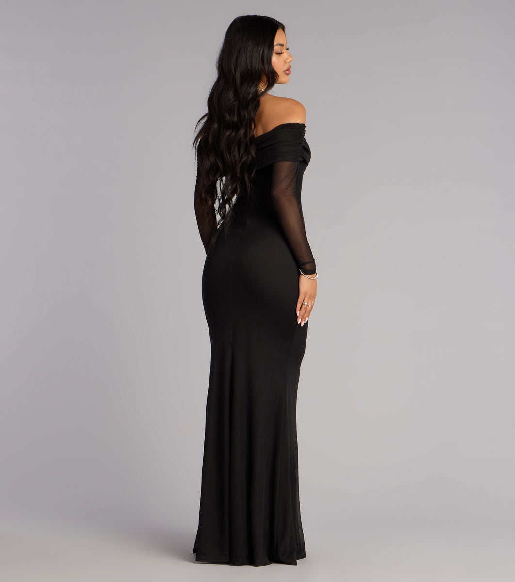 Madeline Mesh Mermaid Formal Dress & Windsor