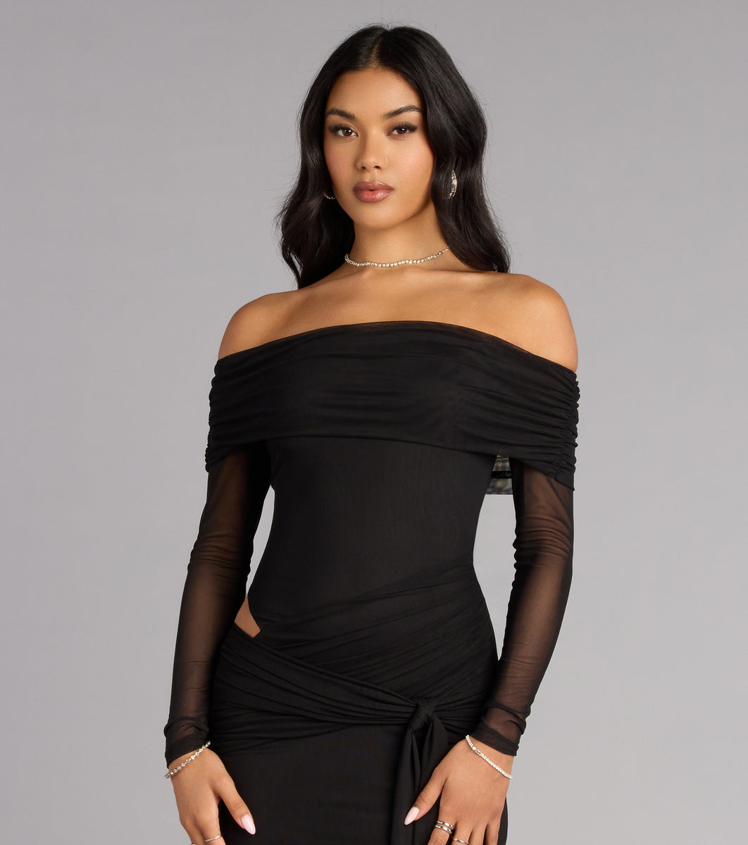 Madeline Mesh Mermaid Formal Dress & Windsor