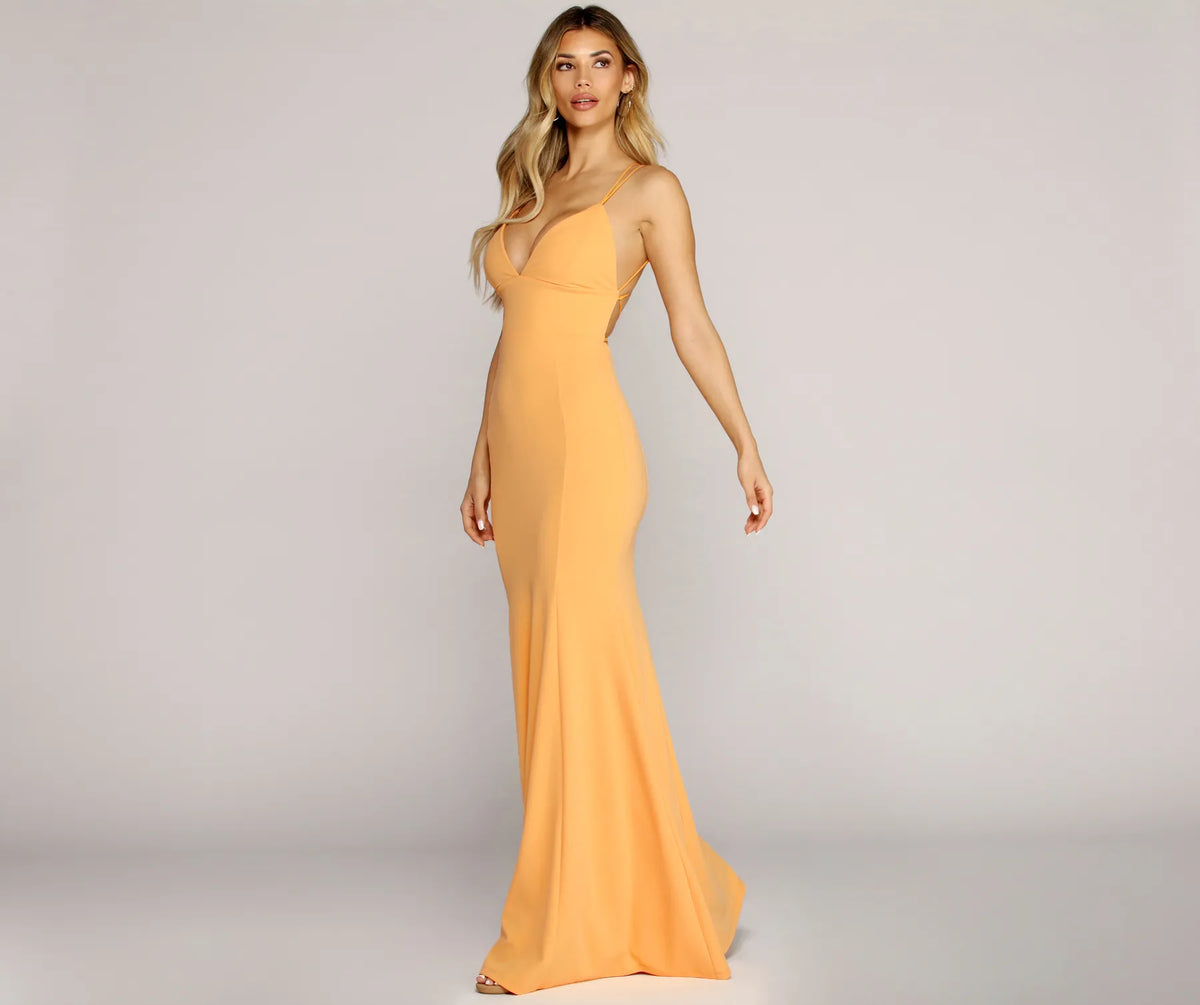 Angie Formal Lattice Mermaid Dress & Windsor