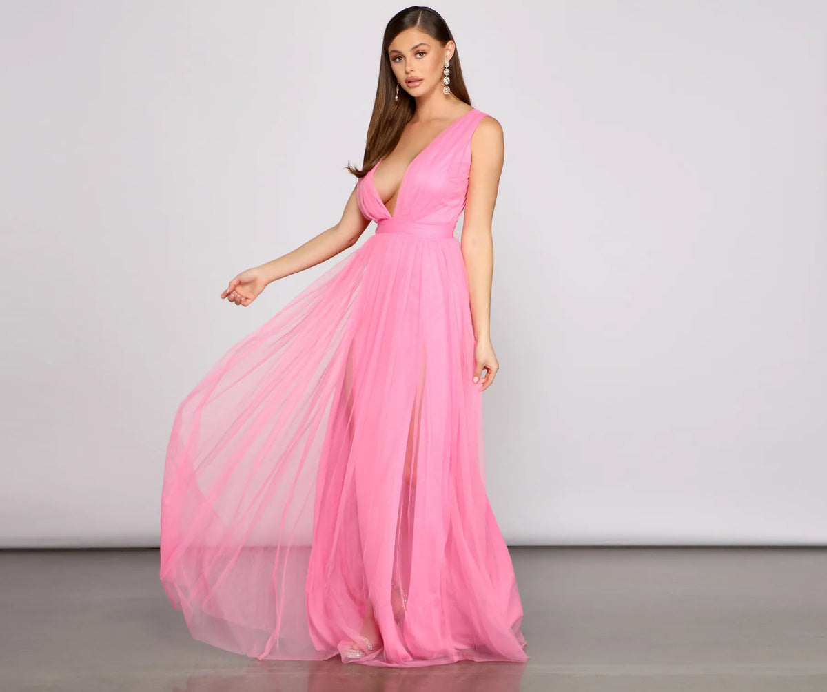 Bridget Double Slit Dress & Windsor