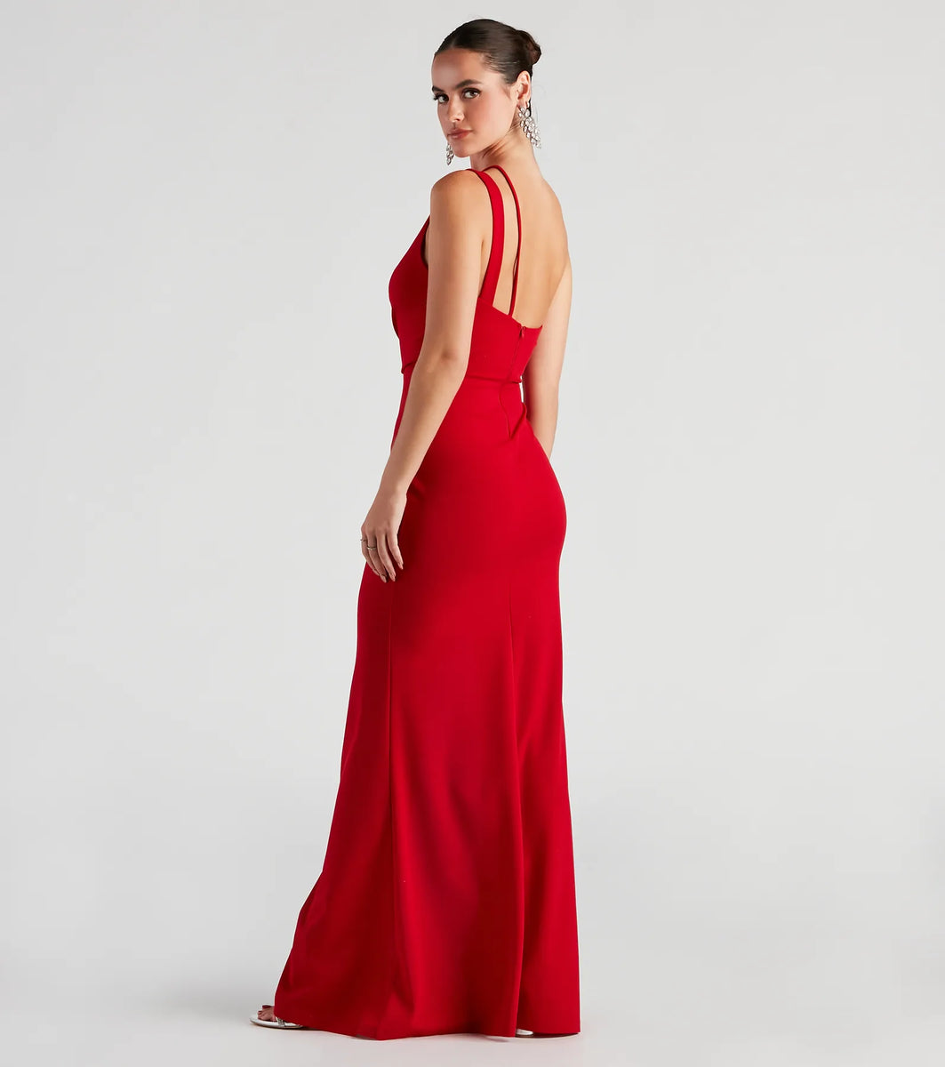 Alaina Asymmetric One-Shoulder Mermaid Dress & Windsor