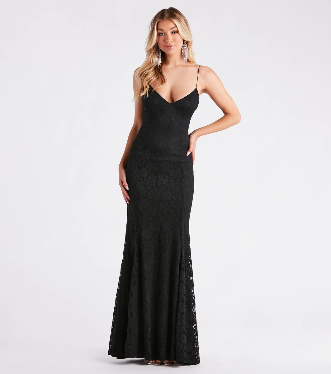 Joan Formal Lace Low Back Mermaid Dress & Windsor