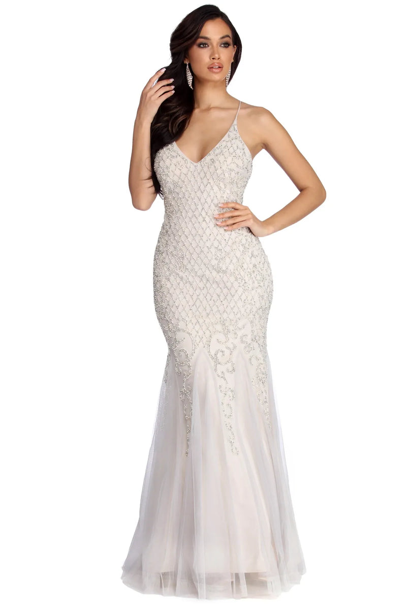 Sara Formal Beaded Perfection Dress & Windsor