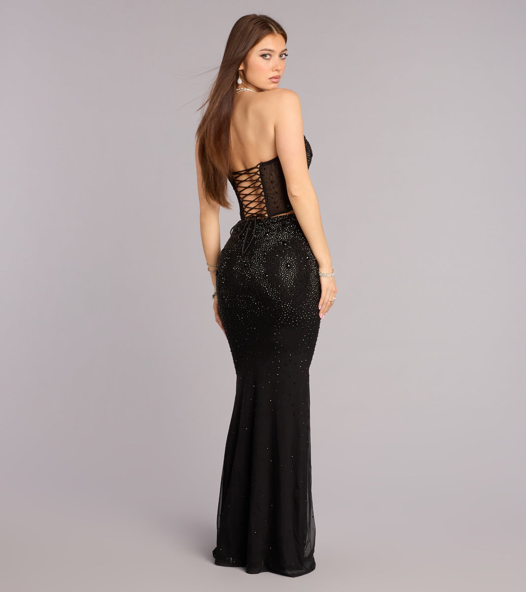 Joanna Rhinestone Two-Piece Formal Set & Windsor
