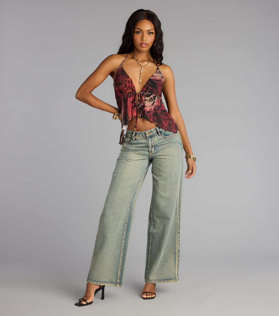 Wildly Iconic Animal Print Crop Top & Windsor