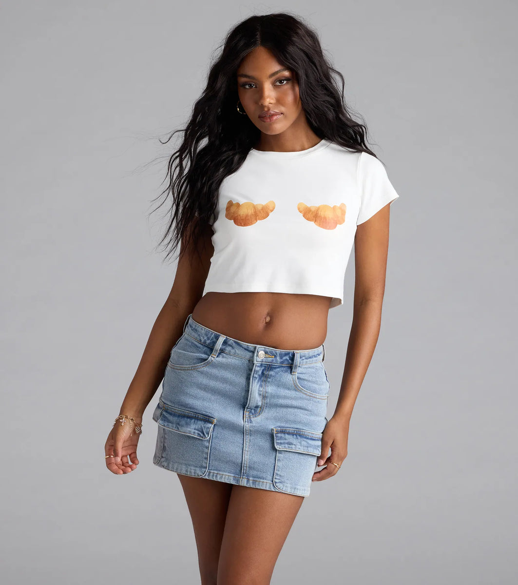 Baked Goods Croissant Graphic Tee & Windsor