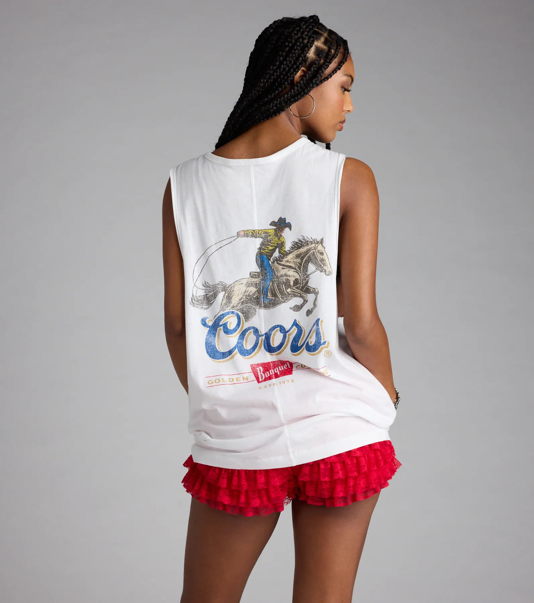 Coors Light ® Western Oversized Graphic Tank Top & Windsor