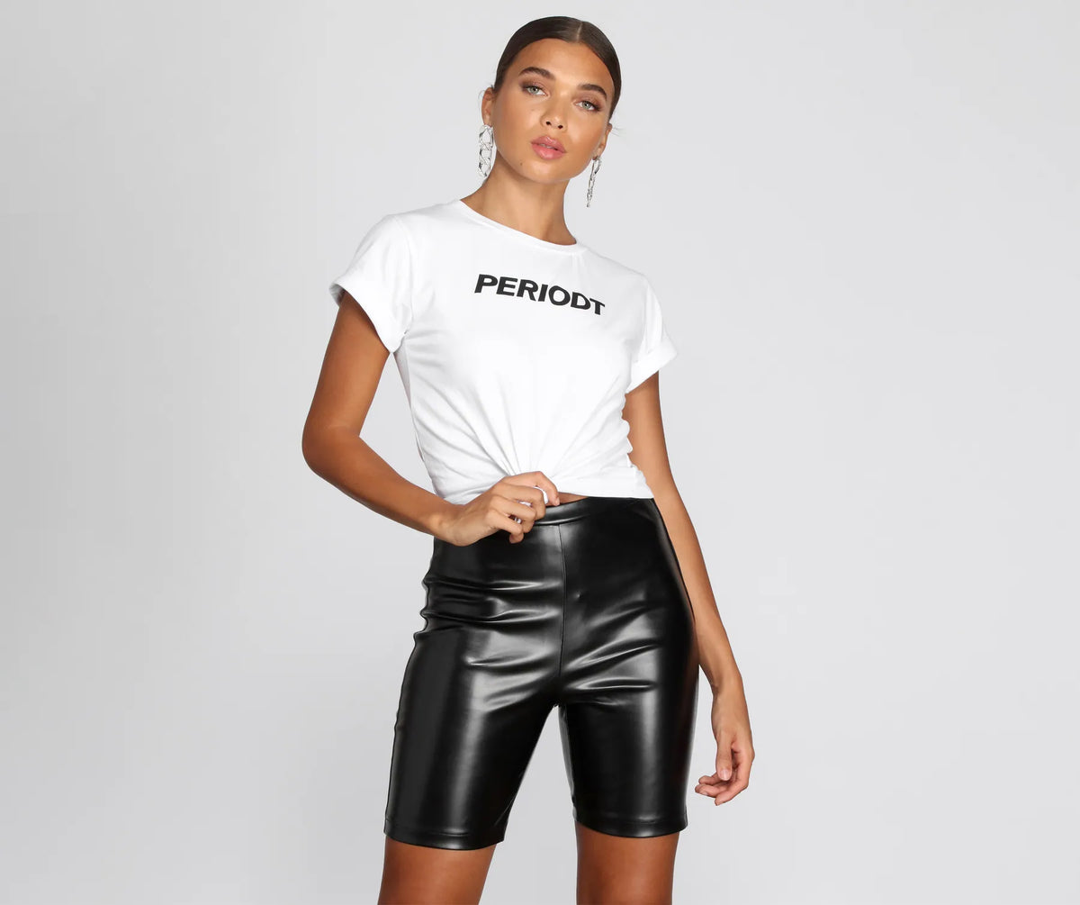 Periodt Graphic Knot Tee & Windsor