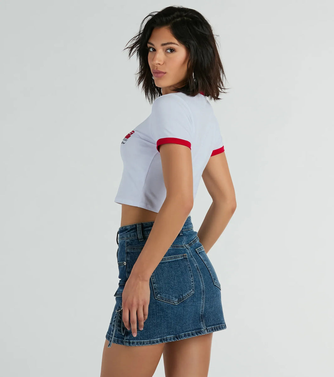 Racing Speedway Ringer Graphic Tee & Windsor