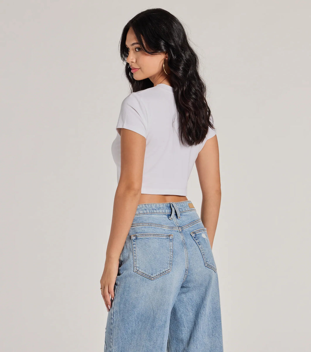 Drinks On You Cropped Graphic Tee & Windsor