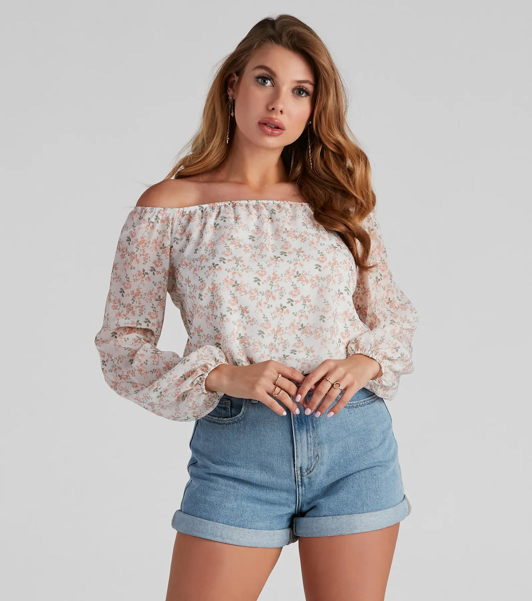Cute And Dainty Floral Blouse & Windsor