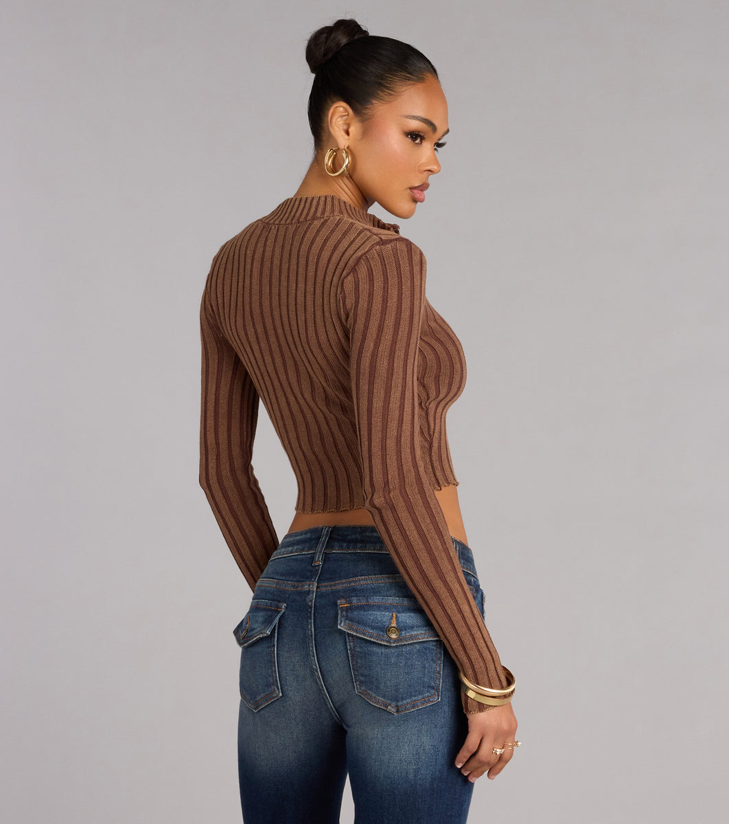 Quietly Cool Double Zip Ribbed Sweater & Windsor