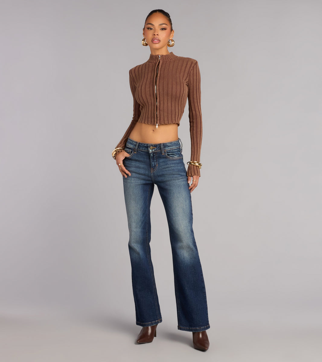 Quietly Cool Double Zip Ribbed Sweater & Windsor