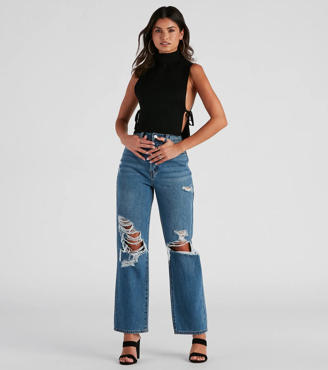 Elevated Chic Turtleneck Sweater Tank & Windsor