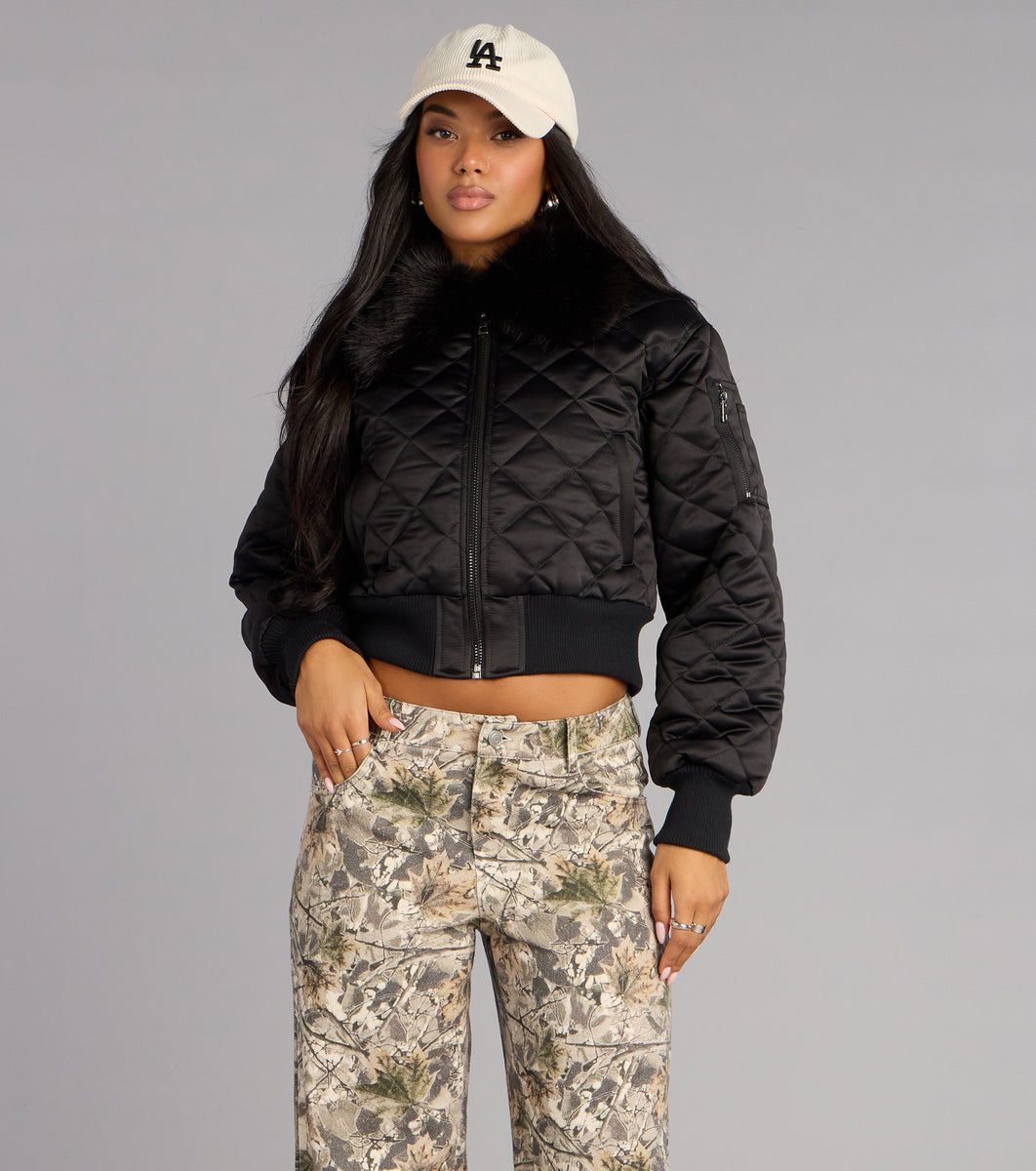 Ice Breaker Removable Faux Fur Puffer Jacket & Windsor