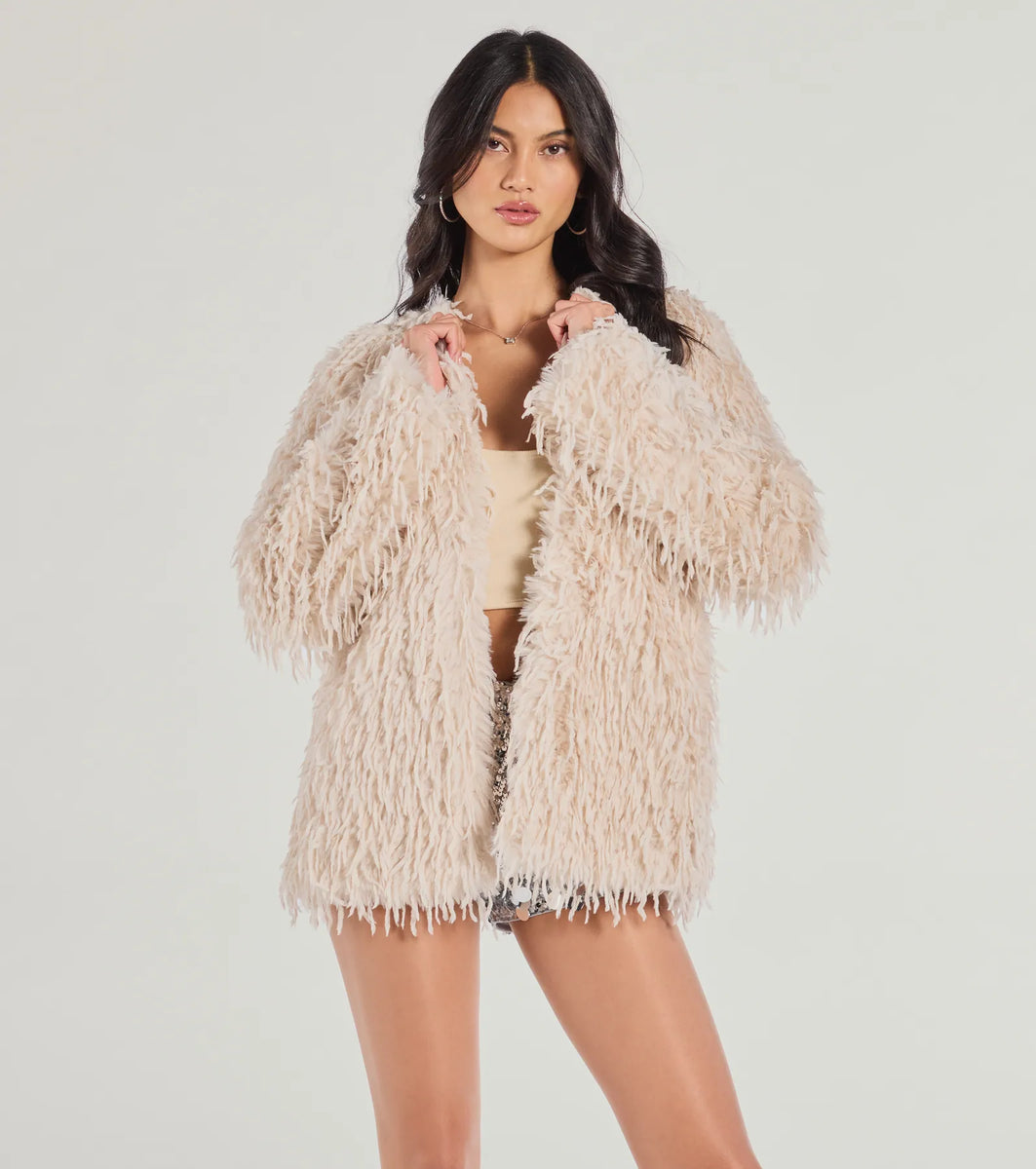 Fab Fave Shaggy Faux Fur Jacket & Windsor