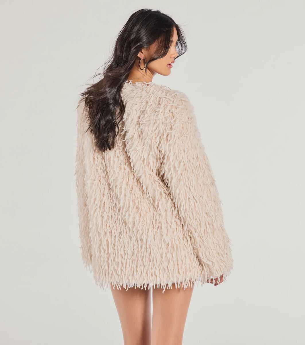 Fab Fave Shaggy Faux Fur Jacket & Windsor
