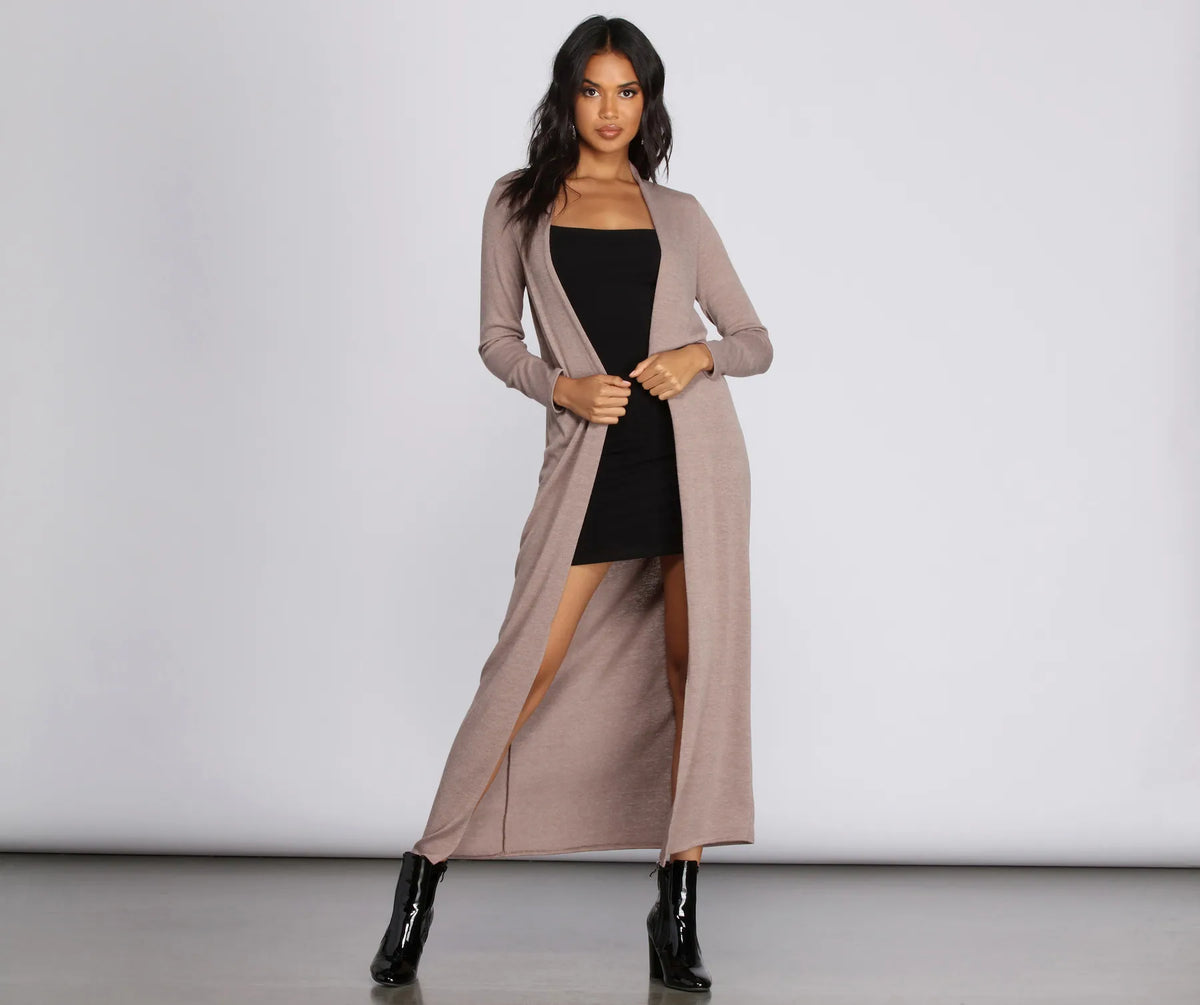 Stunning Simplicity Knit Duster & Windsor