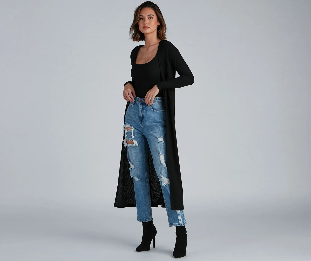 Keeping Knit Cozy Basic Duster & Windsor