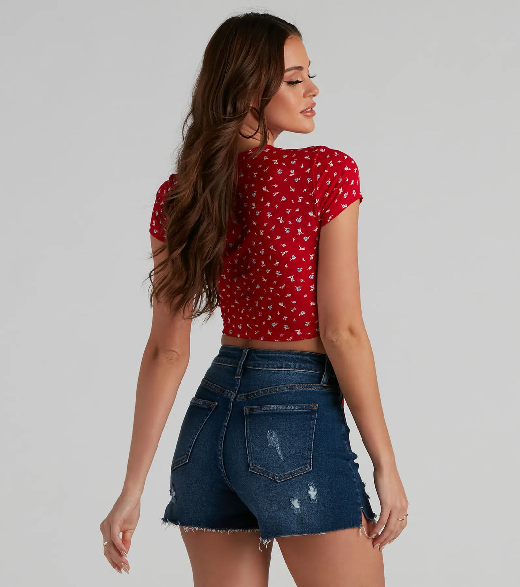 Best Buds Tie-Front Top & Windsor