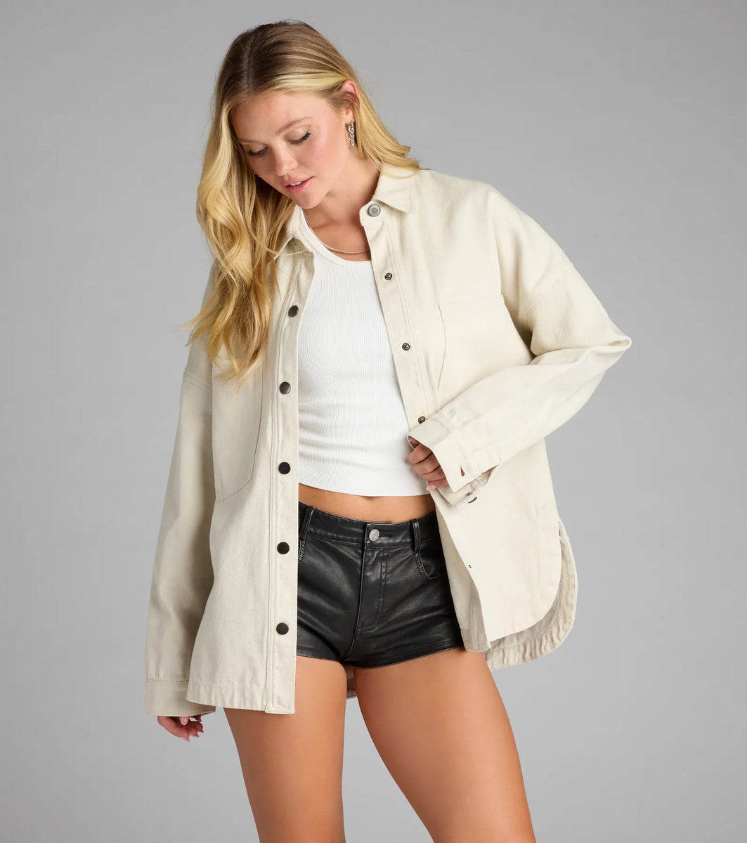 Uptown Chill Oversized Shacket & Windsor