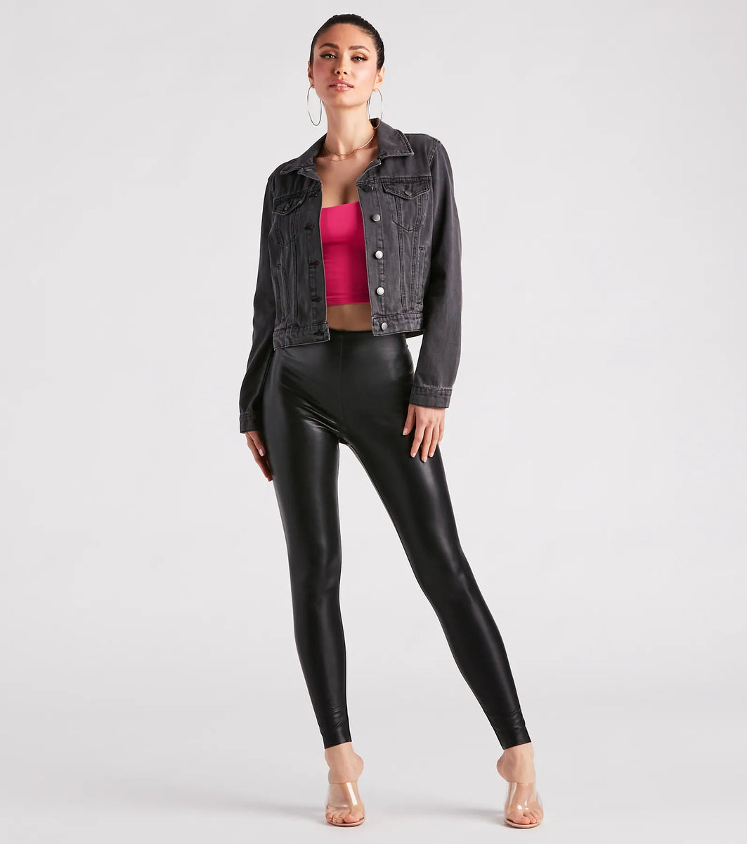 Casual Everyday Slay Denim Trucker Jacket & Windsor