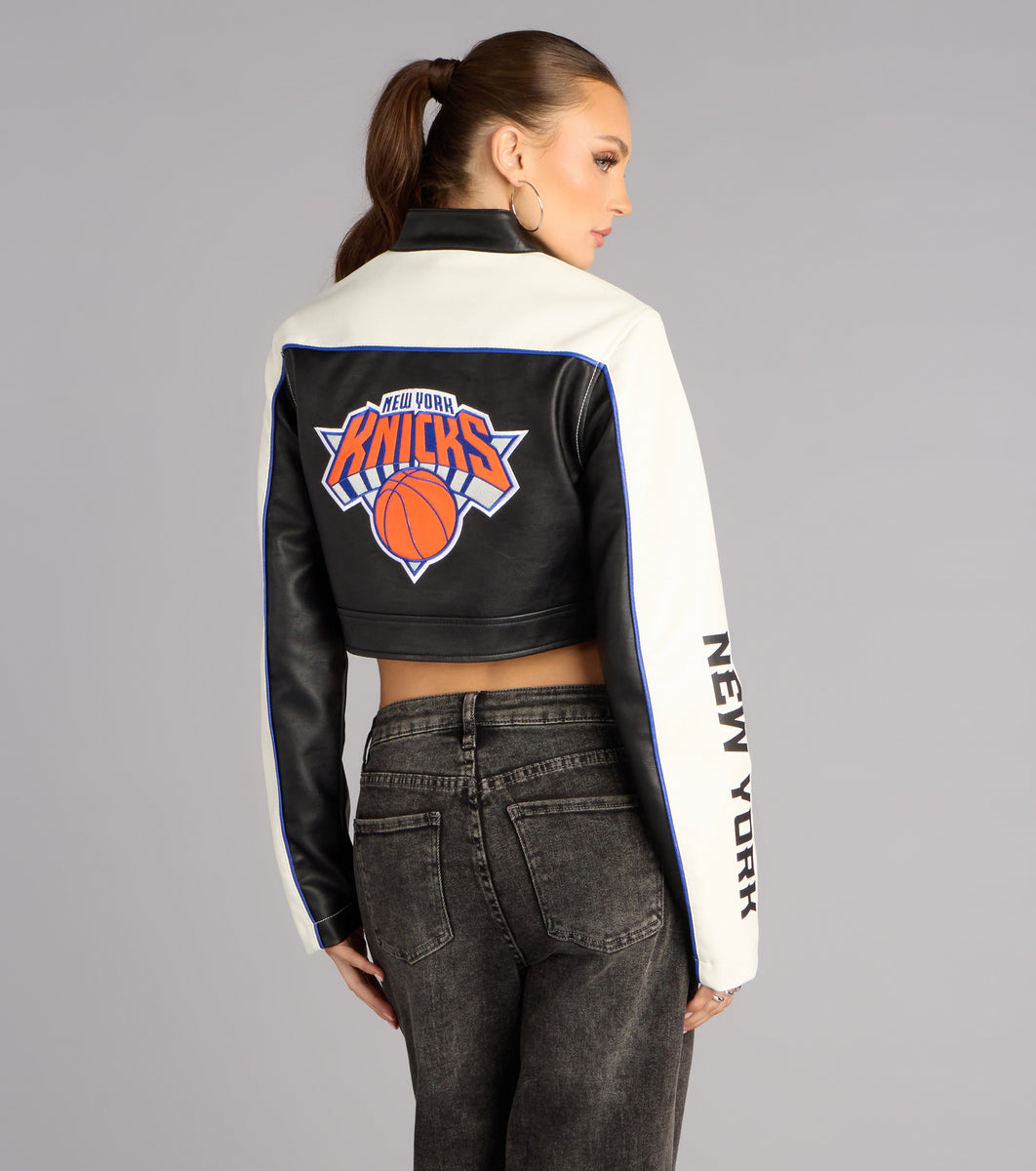 Ultra Game NBA Knicks Moto Jacket & Windsor