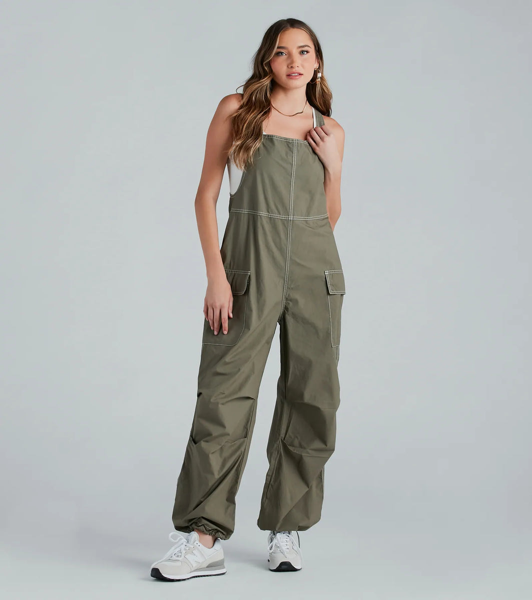 Effortless Done-In-One Parachute Cargo Overalls & Windsor