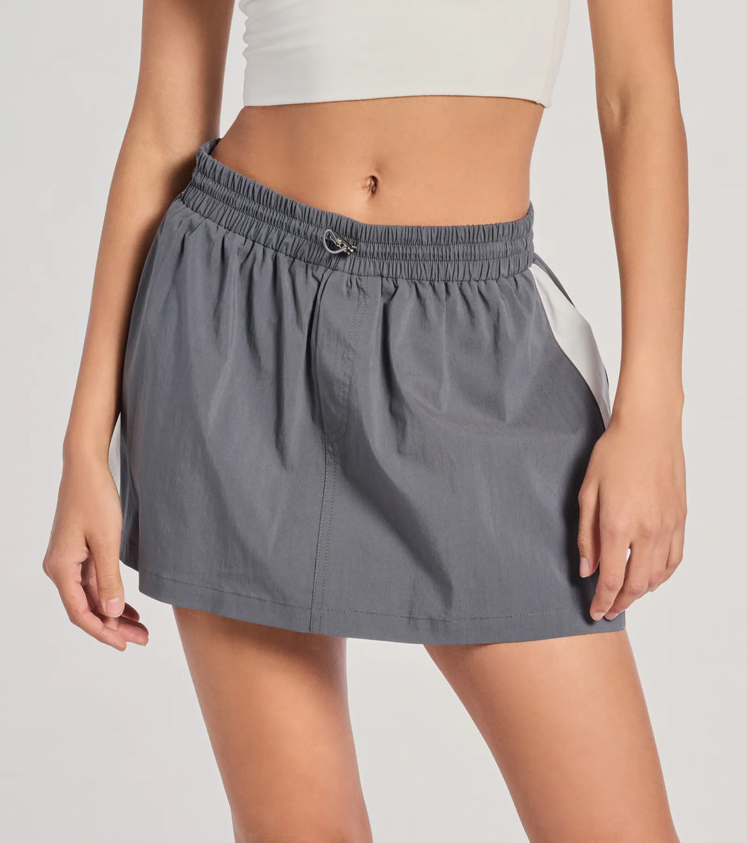 Classically Sporty High-Rise Striped Skort & Windsor