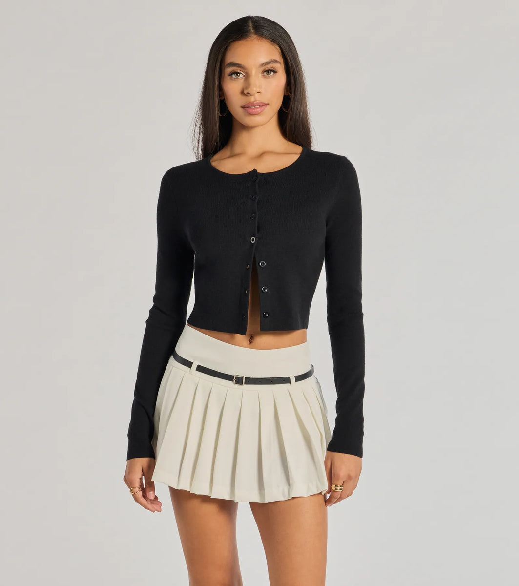 Adorable Trendsetter Pleated Mini Skort & Windsor