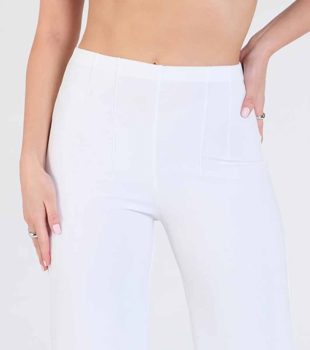 On The Go High-Rise Crepe Trouser Pants & Windsor