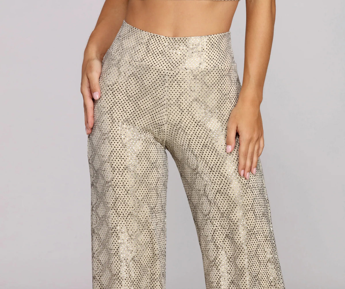 Vision Venom Sequin Snake Pants & Windsor
