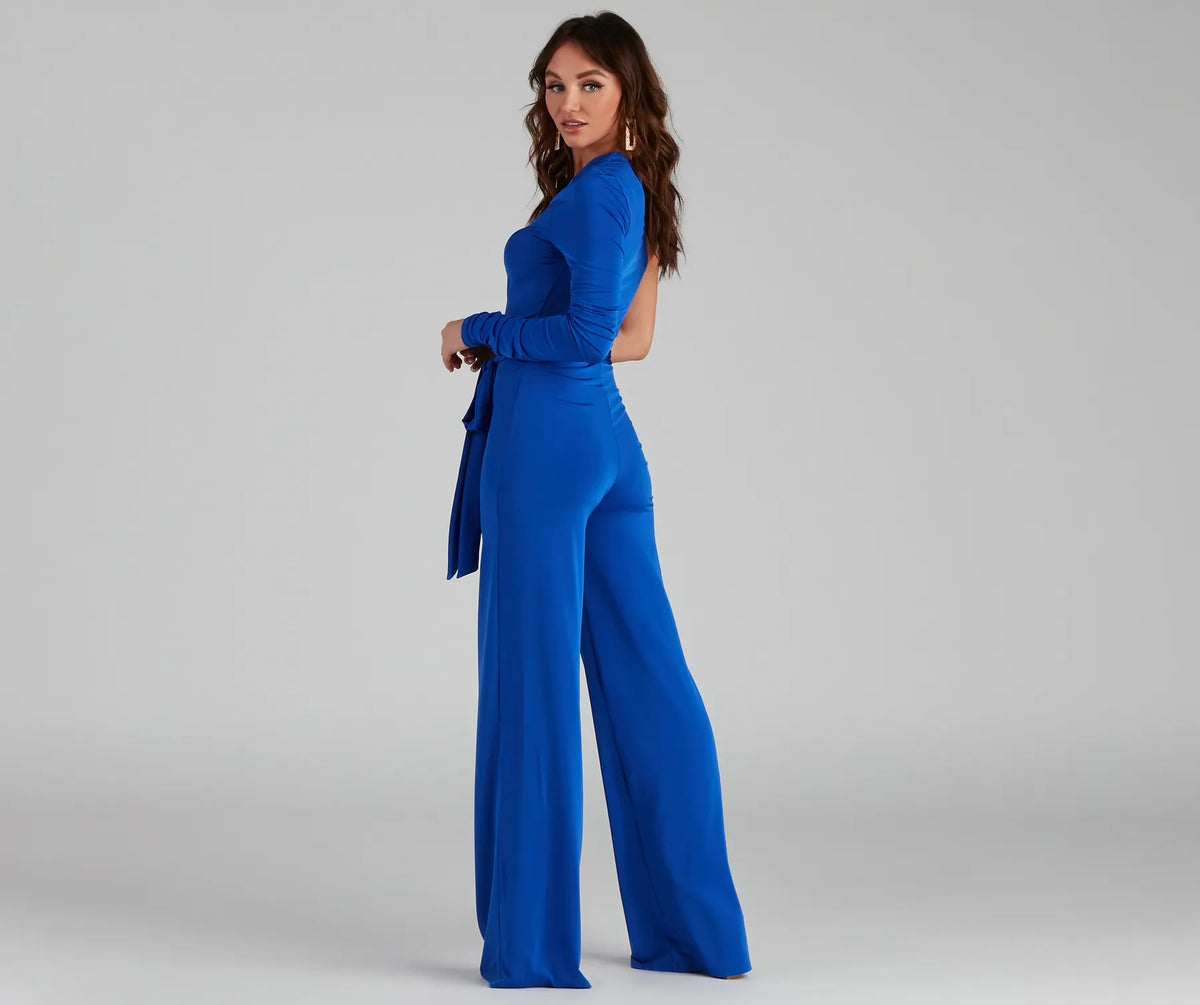 One Sided Tie-Waist Jumpsuit & Windsor