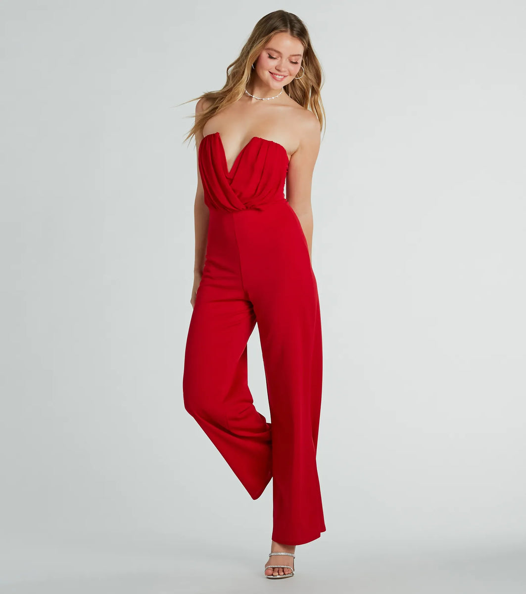 Such A Chic Vibe Strapless Jumpsuit & Windsor