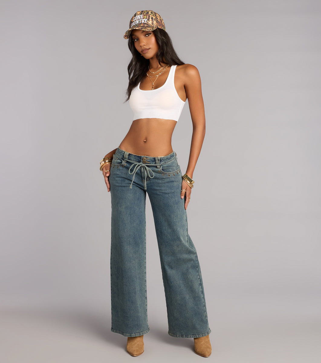 Cool Girl Essential Mid Rise Denim Jeans & Windsor