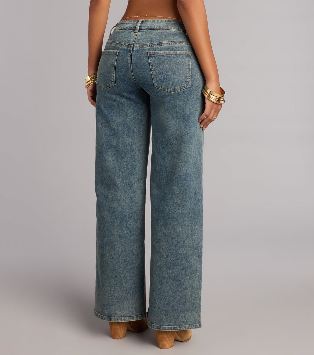 Cool Girl Essential Mid Rise Denim Jeans & Windsor