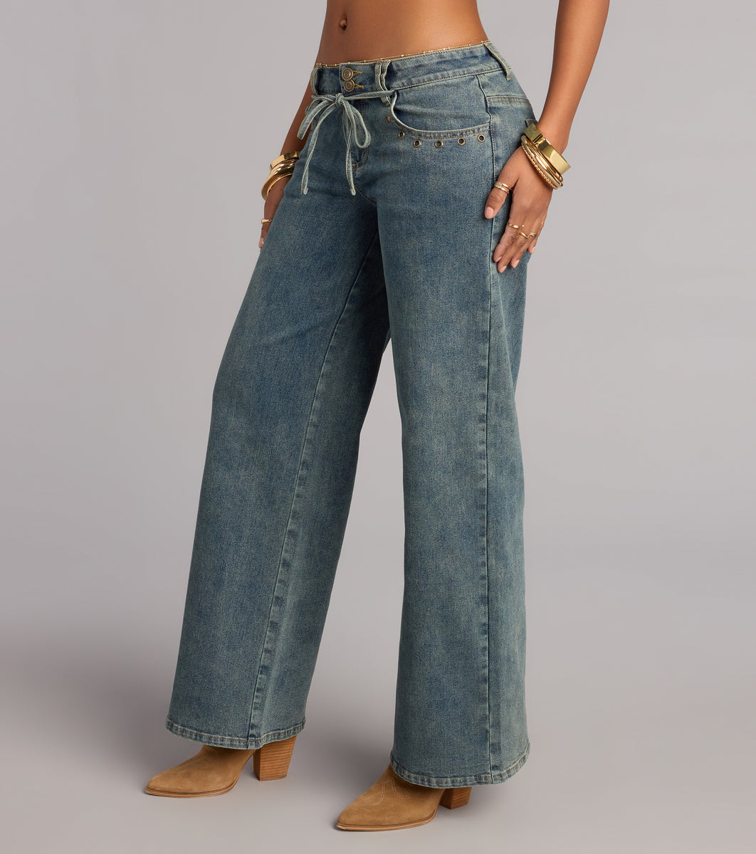 Cool Girl Essential Mid Rise Denim Jeans & Windsor