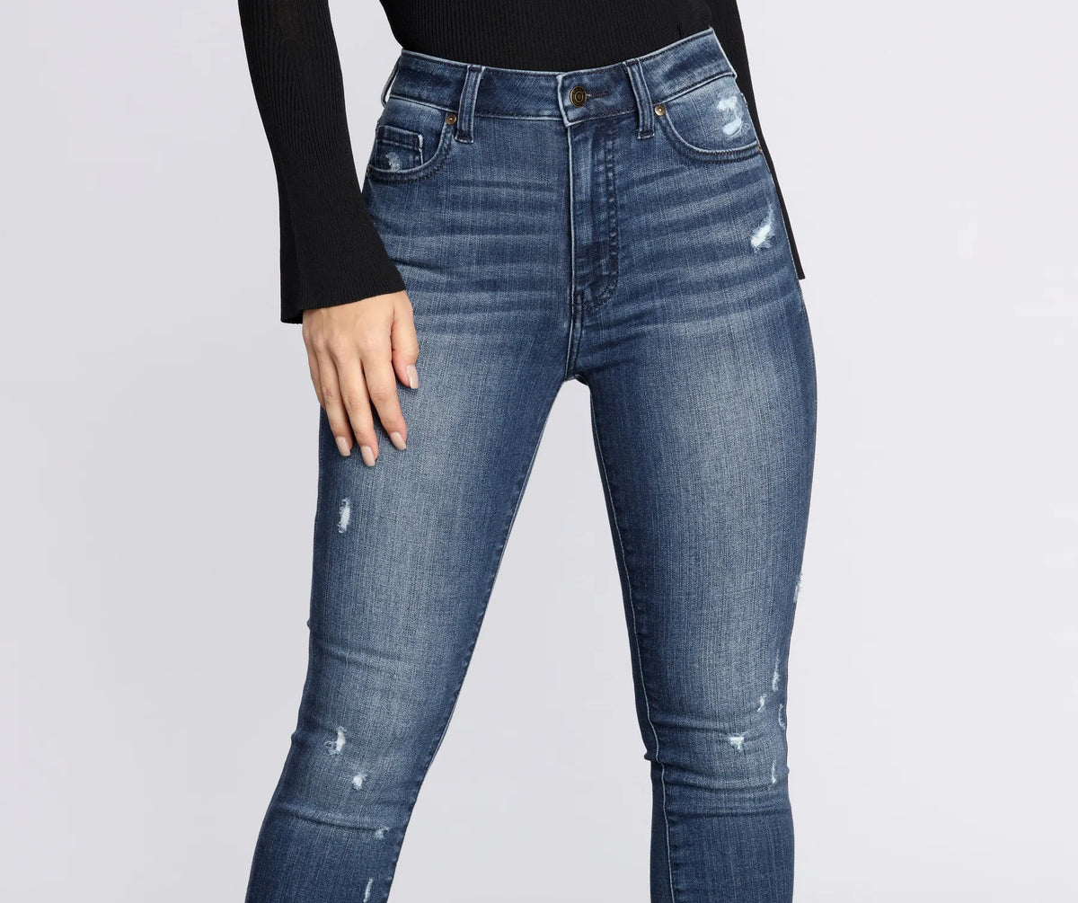 Bella High Rise Skinny Ankle Jeans & Windsor