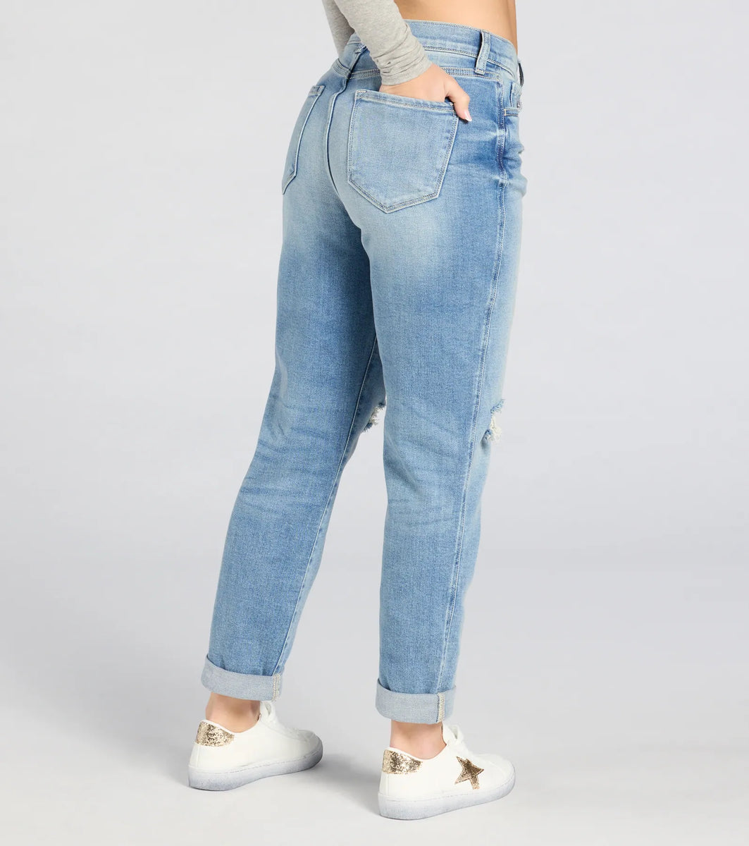 Prepare To Love High RIse Boyfriend Denim Jeans & Windsor