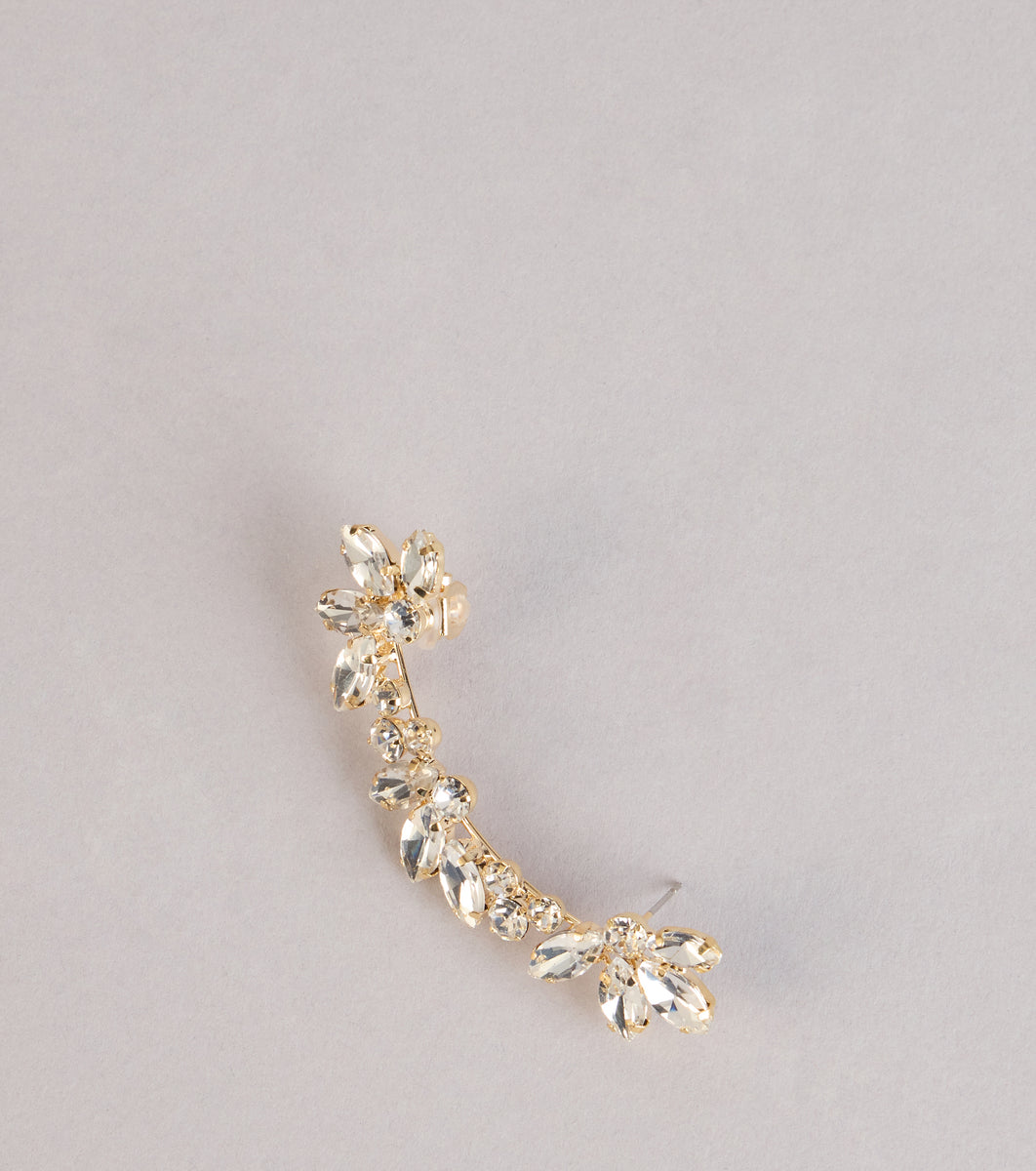 Caught The Light Rhinestone Ear Crawler & Windsor