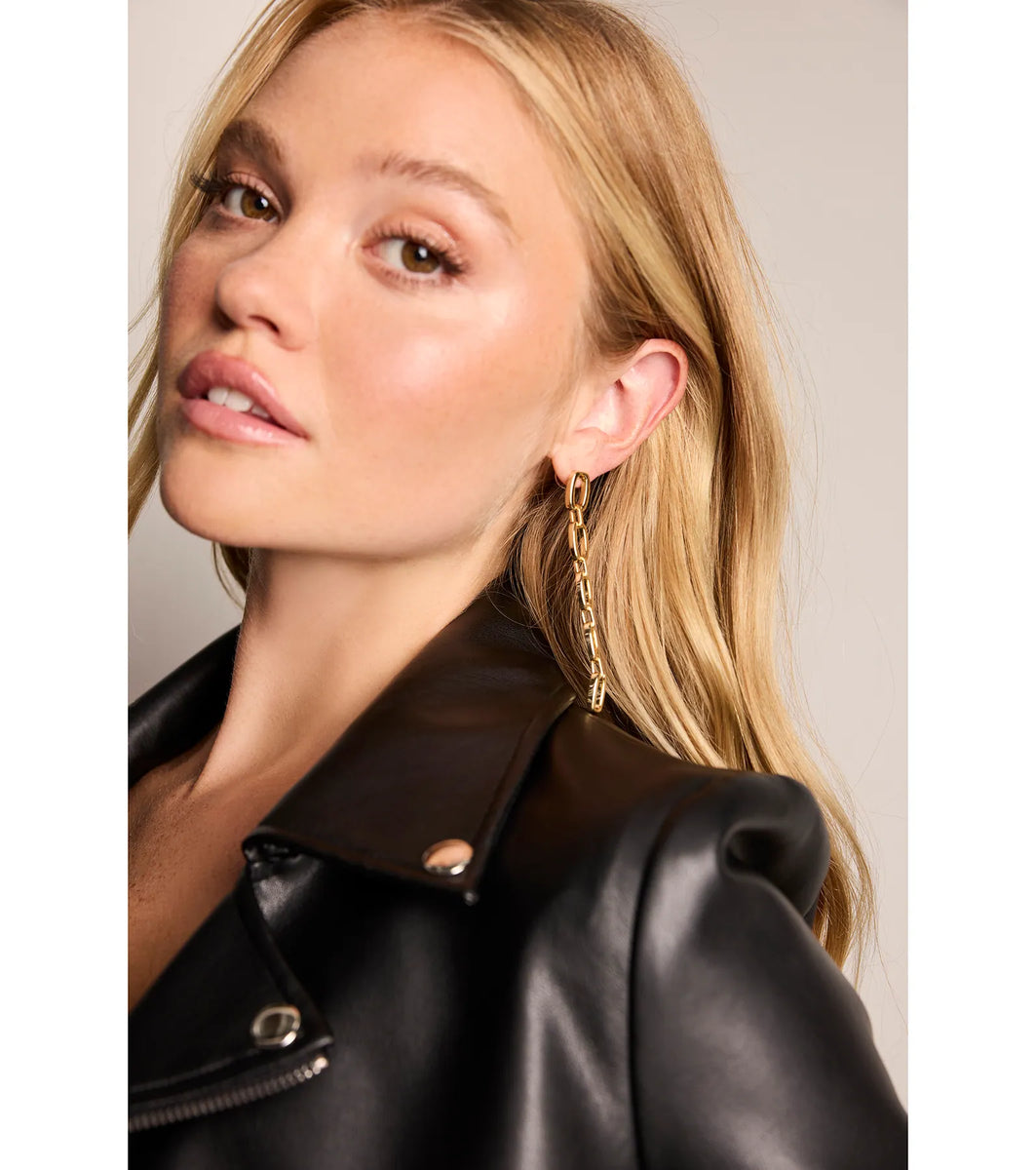 Sleek Accent Chain-Link Duster Earrings & Windsor
