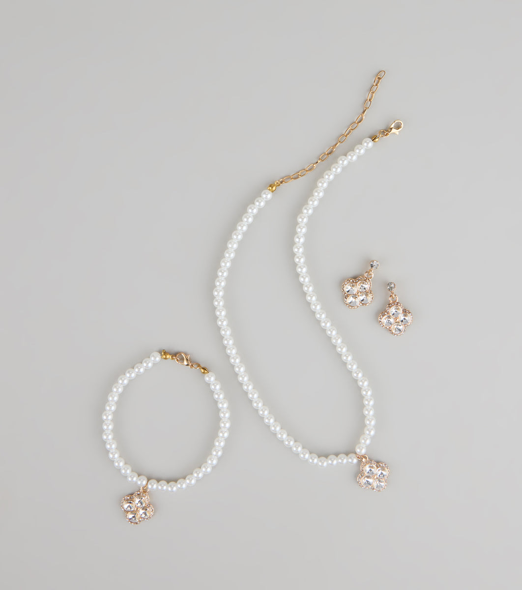 Pearl Princess Charm Jewelry Set & Windsor