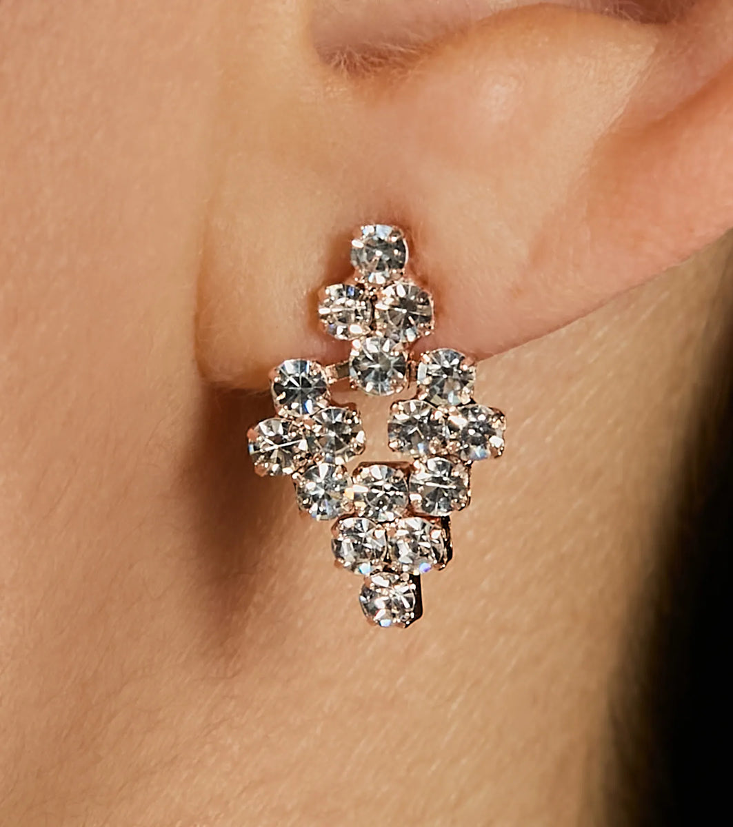 Forever Sparkle Rhinestone Necklace And Earrings Set & Windsor