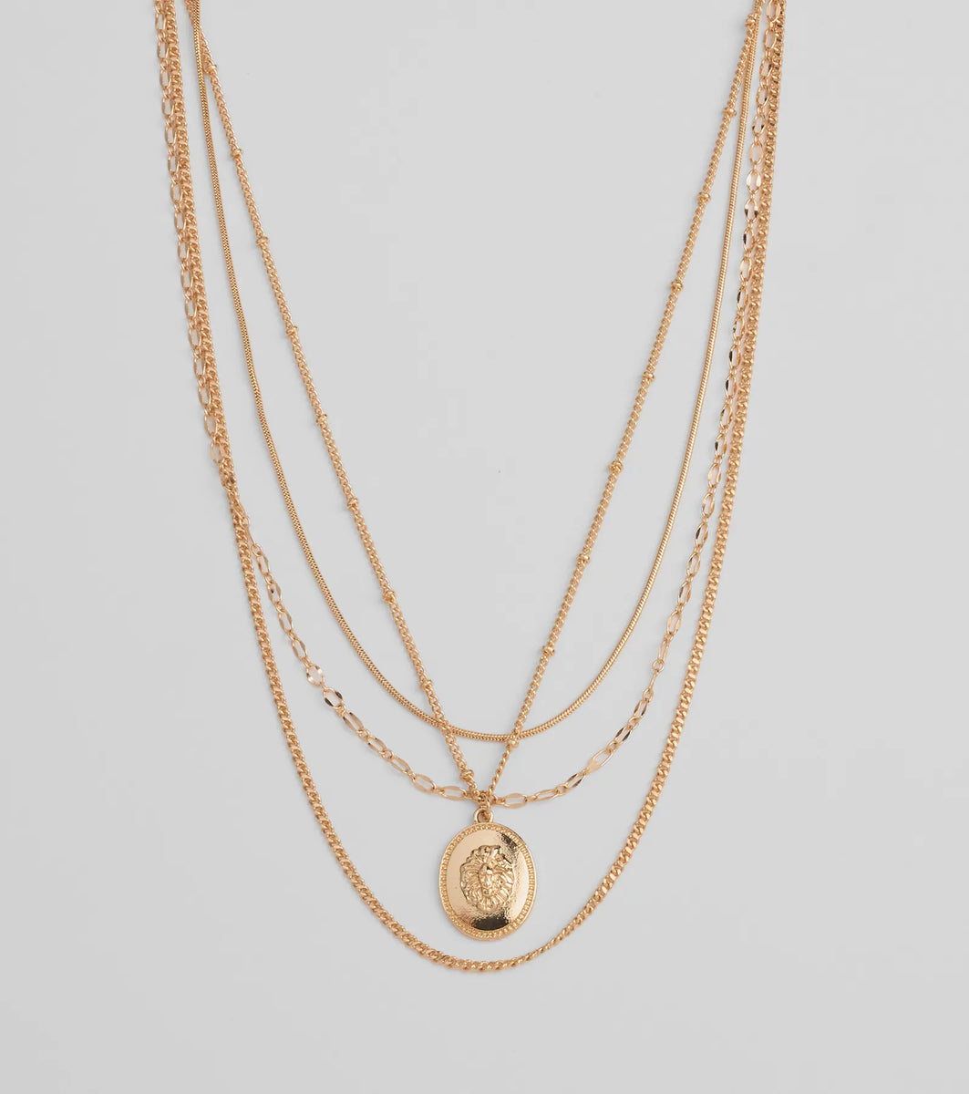 Layered Sleekness Pendant Necklace & Windsor