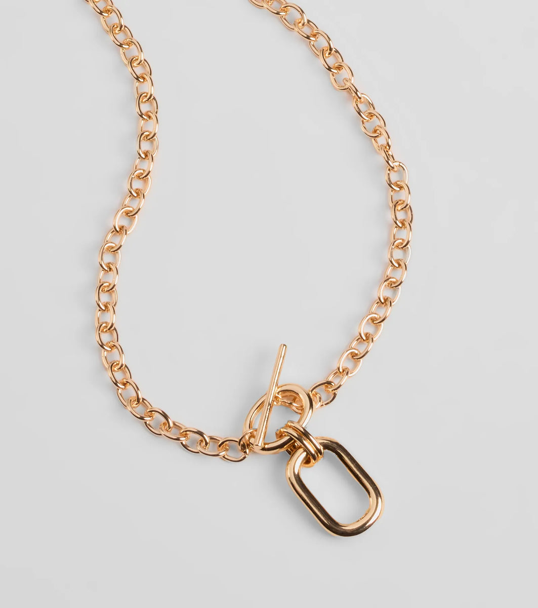 Extra Radiance Statement Toggle Chain Necklace & Windsor