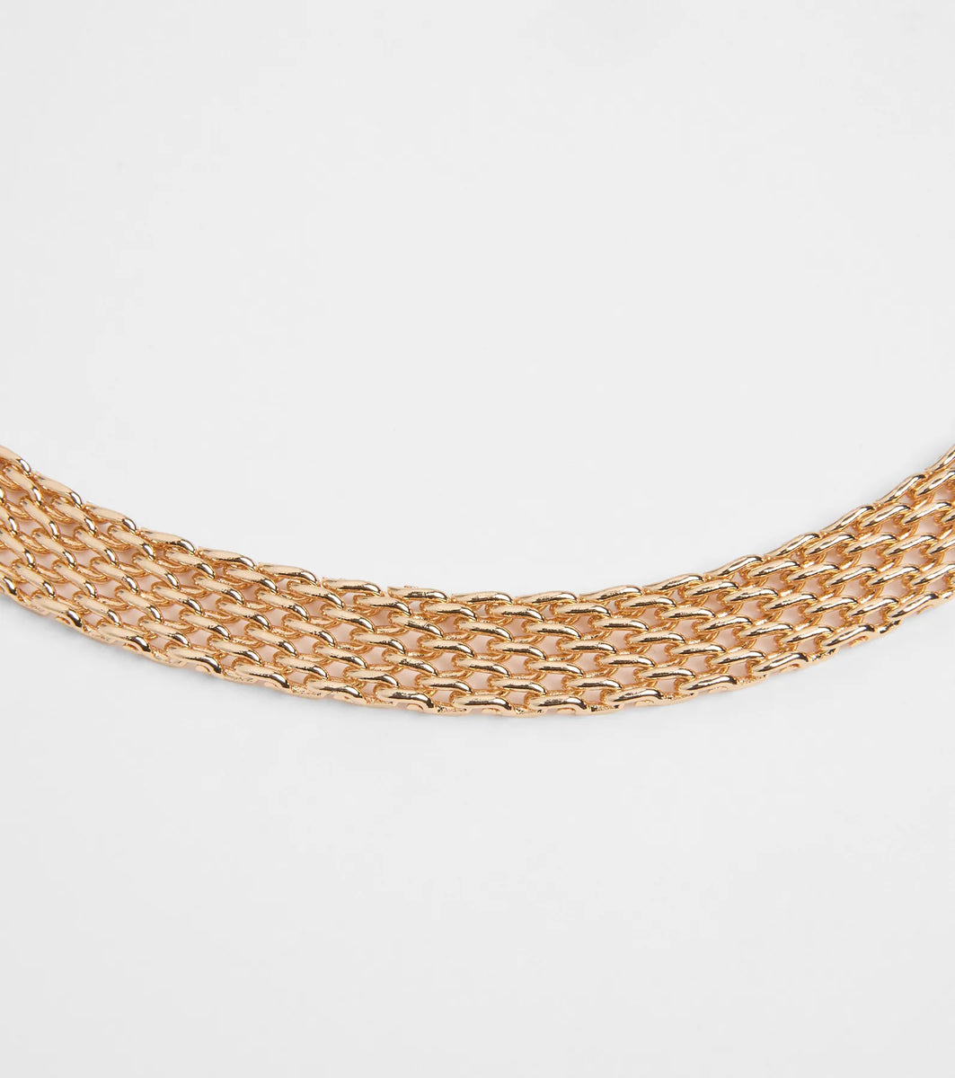 What's New Mesh Chain Choker Necklace & Windsor