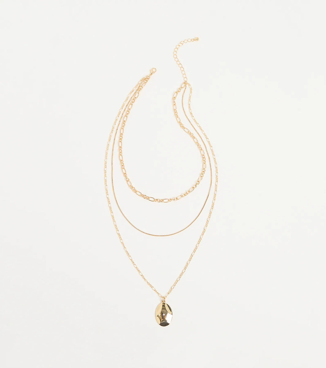 Charmed Trio Layered Pendant Necklace & Windsor