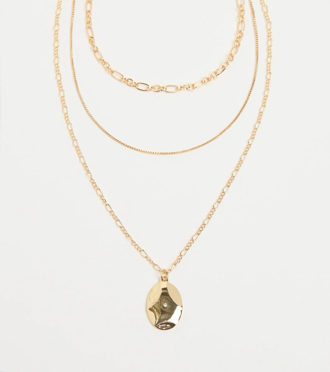 Charmed Trio Layered Pendant Necklace & Windsor