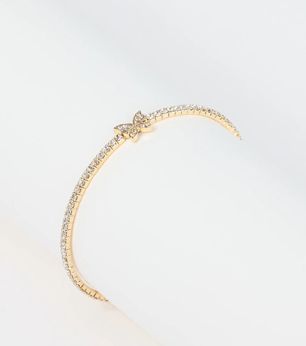 Aflutter Rhinestone Butterfly Bracelet & Windsor